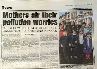 Clare's diary: Pollution monitoring in Catford and Hither Green - some ...