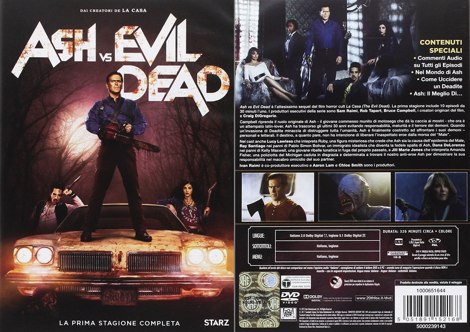 Ash vs Evil Dead:il box dvd della prima Stagione | ZOMBIE Knowledge ...