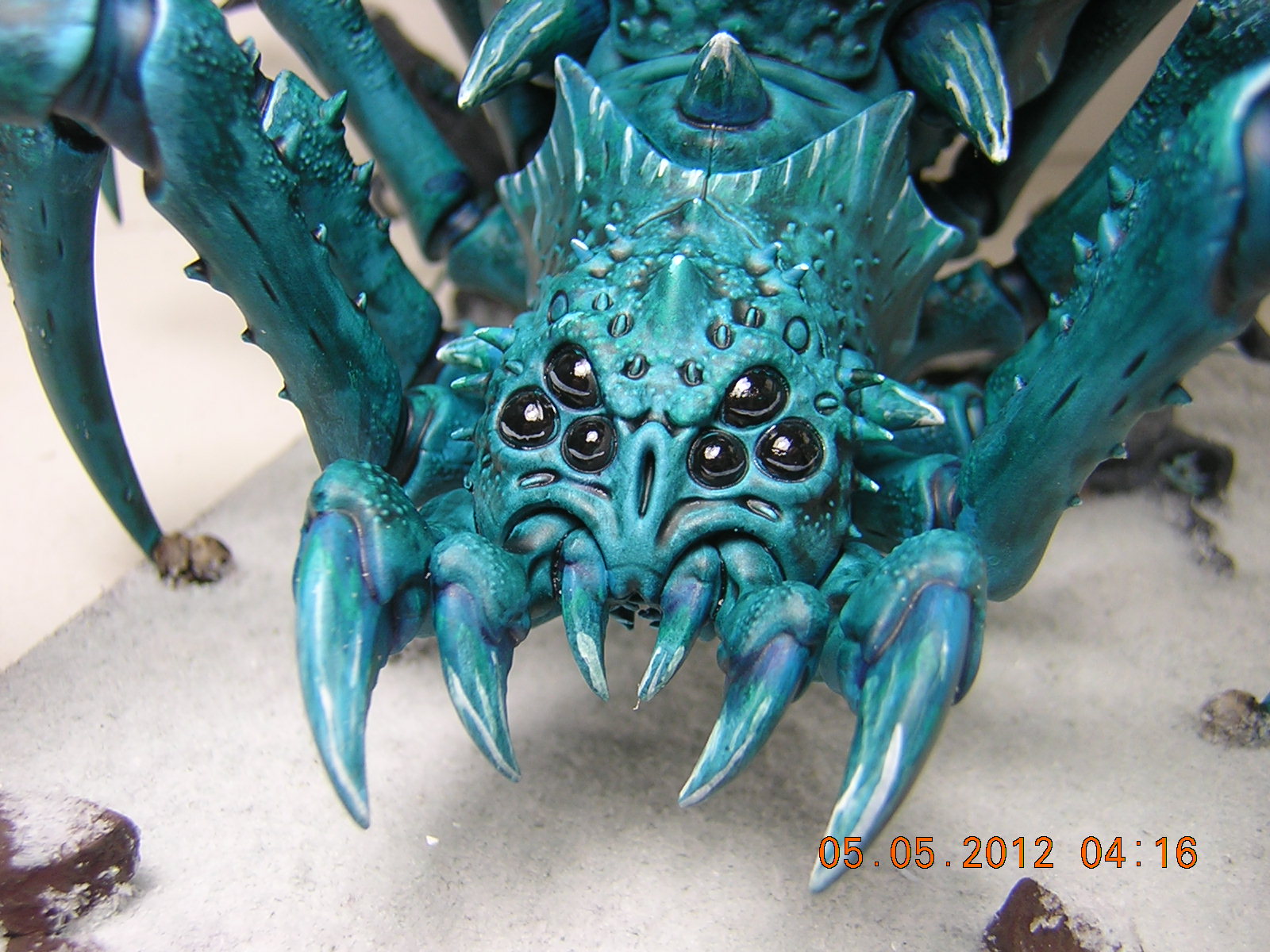 Warhammer 40k Orks (and more): Icy Arachnarok spider pics!