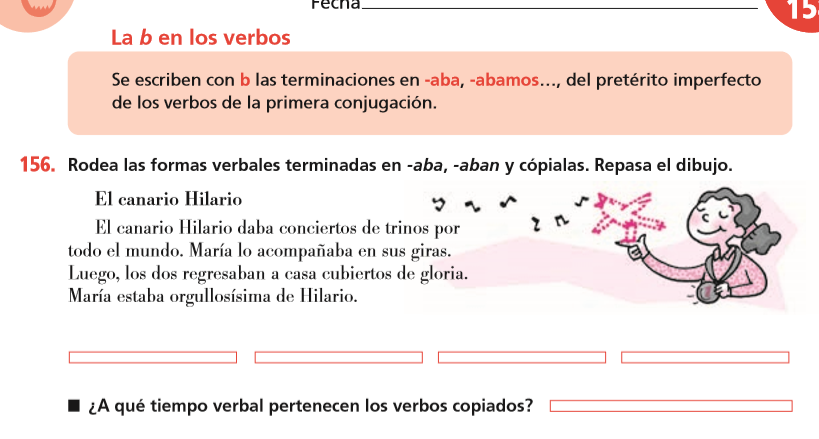 Antonio Hernández 4º, 5º y 6º de primaria: Ortografía en los verbos ( v ...