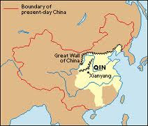 Sam's Qin Dynasty : Map of the QIn Empire