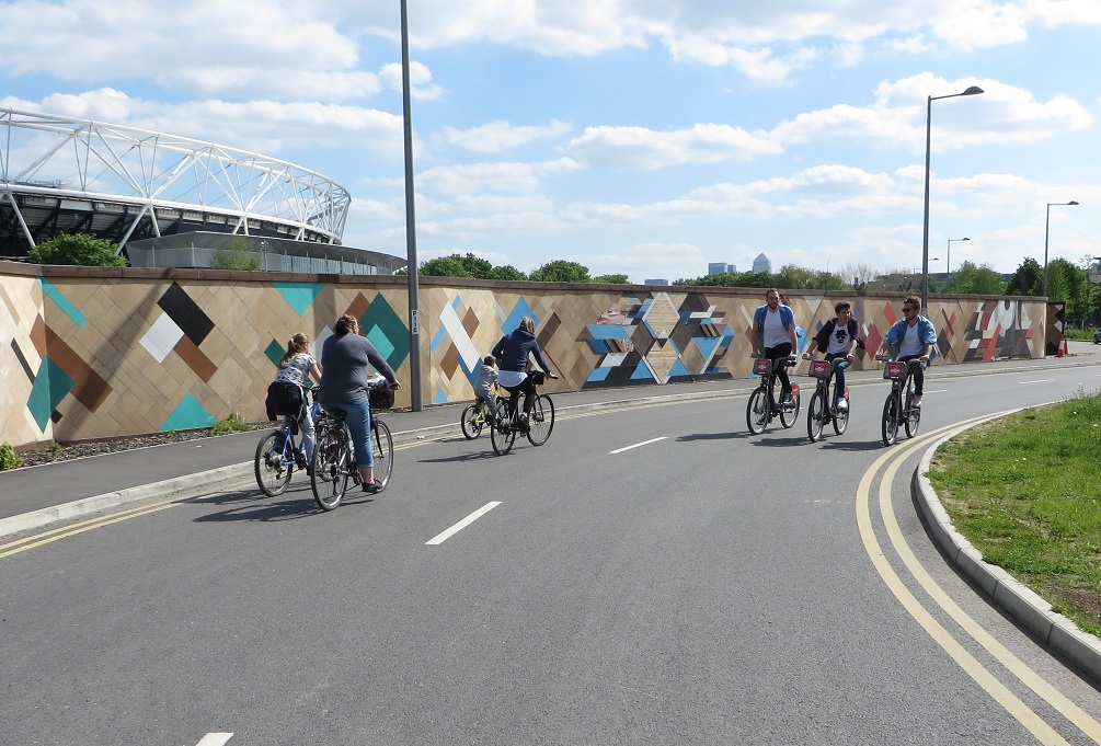 Hackney cyclist: A new road in the Olympic Park