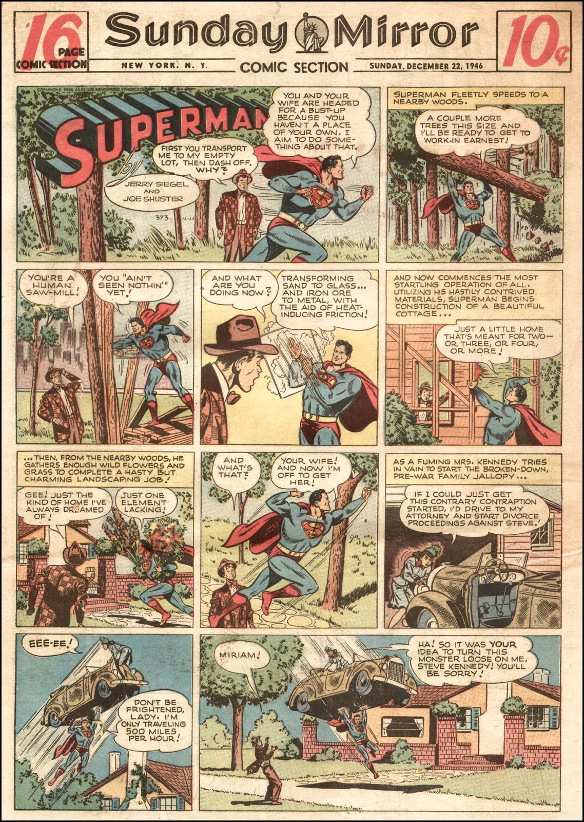 Pellucidar Offerings 3: Superman Strips