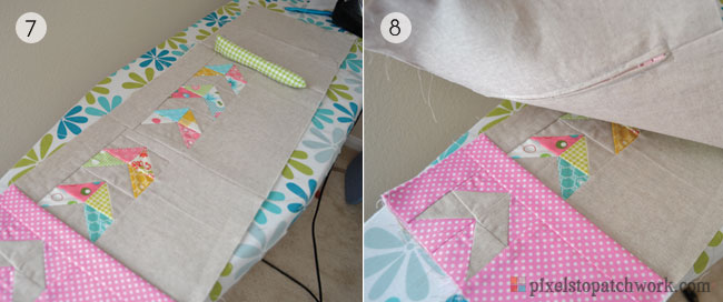 from Pixels to Patchwork: Tablet Pillow Stand Tutorial - Girl Friday Sews
