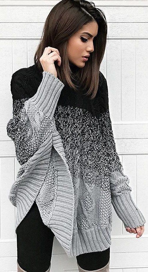 45+ Stylish Knitted Outfit Ideas To Copy Right Now - Women Outfits