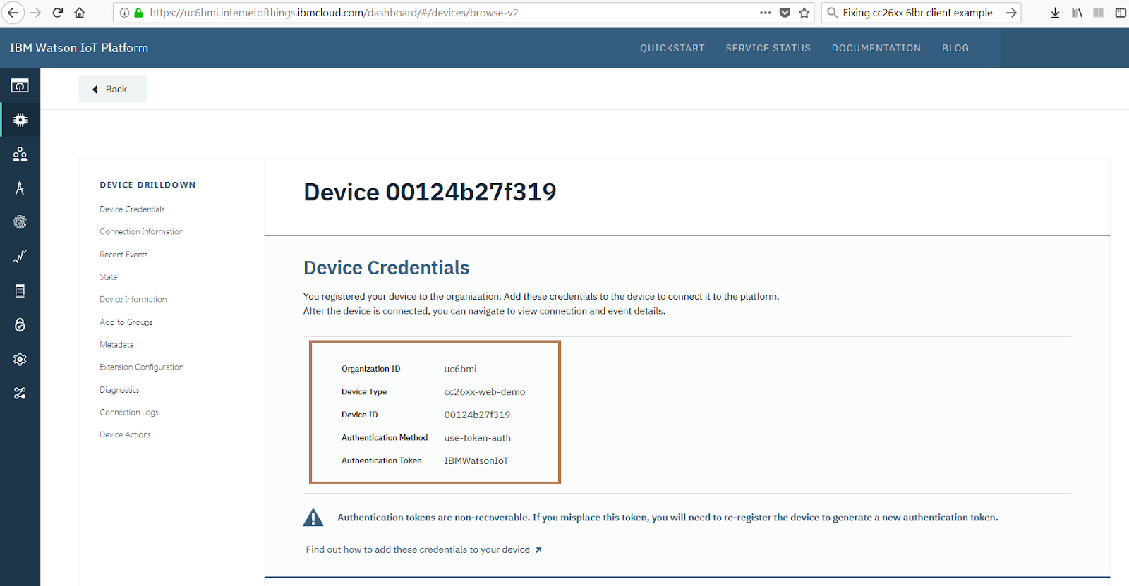 Sun May Sky: How to connect Contiki-NG cc26xx-web-demo to IBM Watson ...