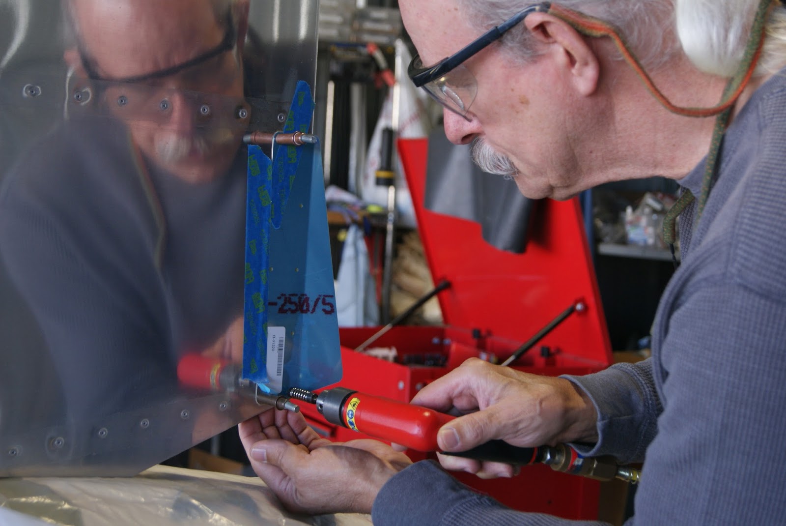 DOG Aviation John's RV-12 Blog: The Eagle Receives A Rudder Trim Tab