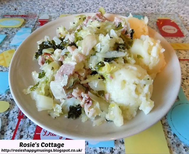 Rosie's Cottage: Ham, Cabbage & Fluffy Mashed Potato - A Filling ...