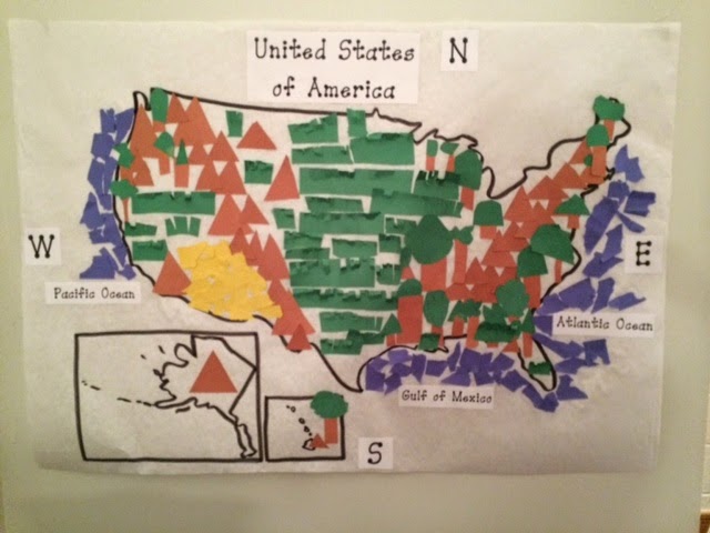 Mrs. Allen's Growing Garden: The United States Map and Making 10