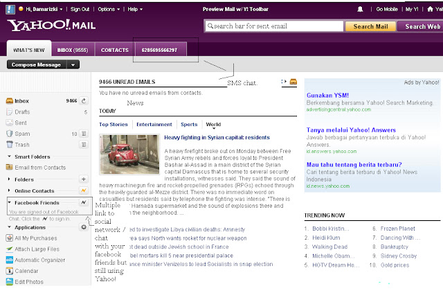 Welcome: Yahoo Vs Gmail.