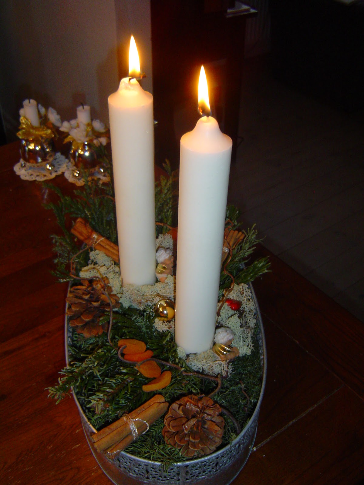 Birgitte på nettet: Hjemmelavet juledekoration