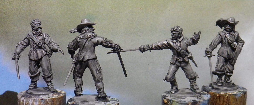History in 1/72: New figures from Hagen - This time 28mm Musketeers