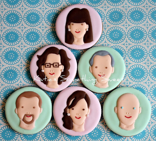 {Katie's Something Sweet}: Wedding Favor Cookie-Portrait Cookie