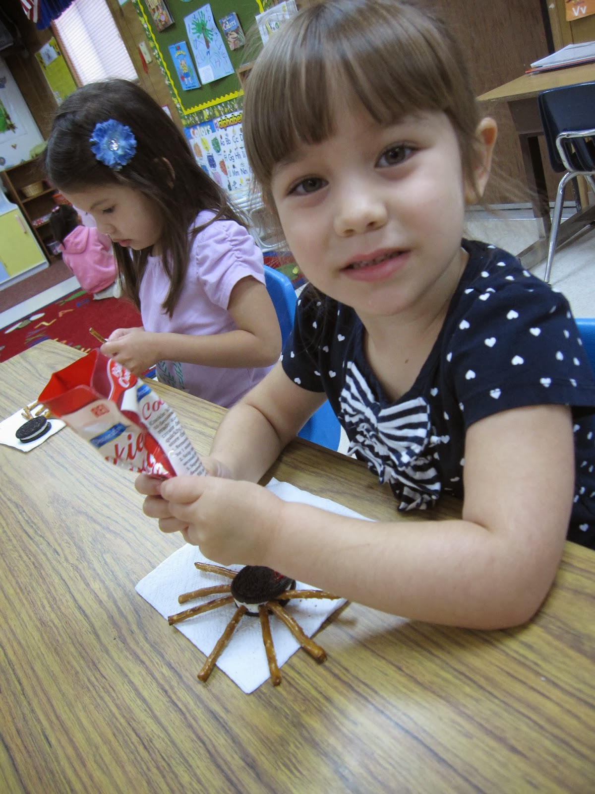 Preschool For Rookies: Cute Spider snack