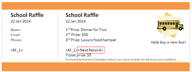 Print numbered tickets in Word | Raffle Ticket Creator