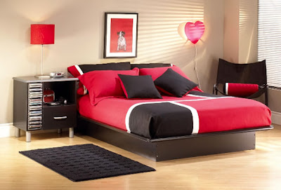 Interior Decorating, Home Design, Room Ideas: Red Bedrooms