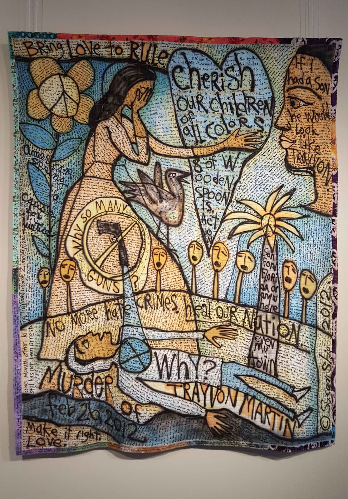 the stunning quilts of artist Susan Shie