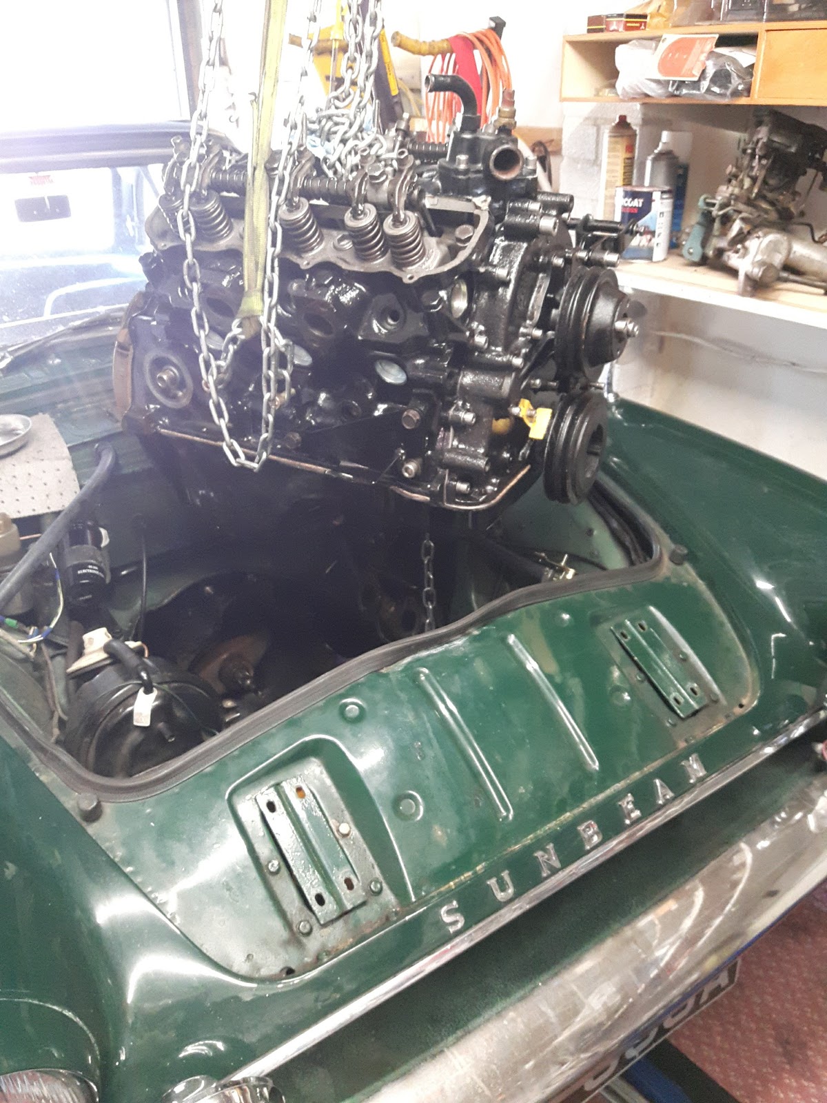 Sunbeam Alpine Series 3 conversion to V6 2.8: May 2017
