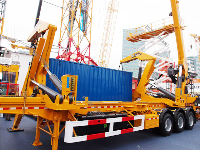 Shandong Fudeng Automobile Co.,Ltd: 3 axle container side loader semi ...