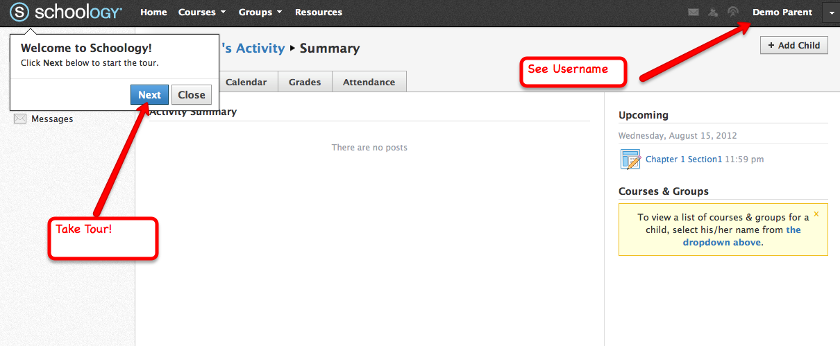Social Studies @ Colebrook High: Jing Used to Create Parent Schoology ...