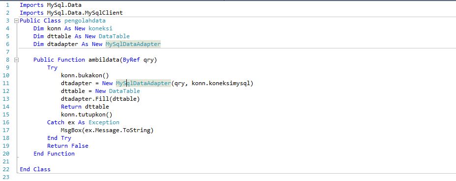Program Visual Studio : Menampilkan Data Dari Database MySQL - Pluviopedia