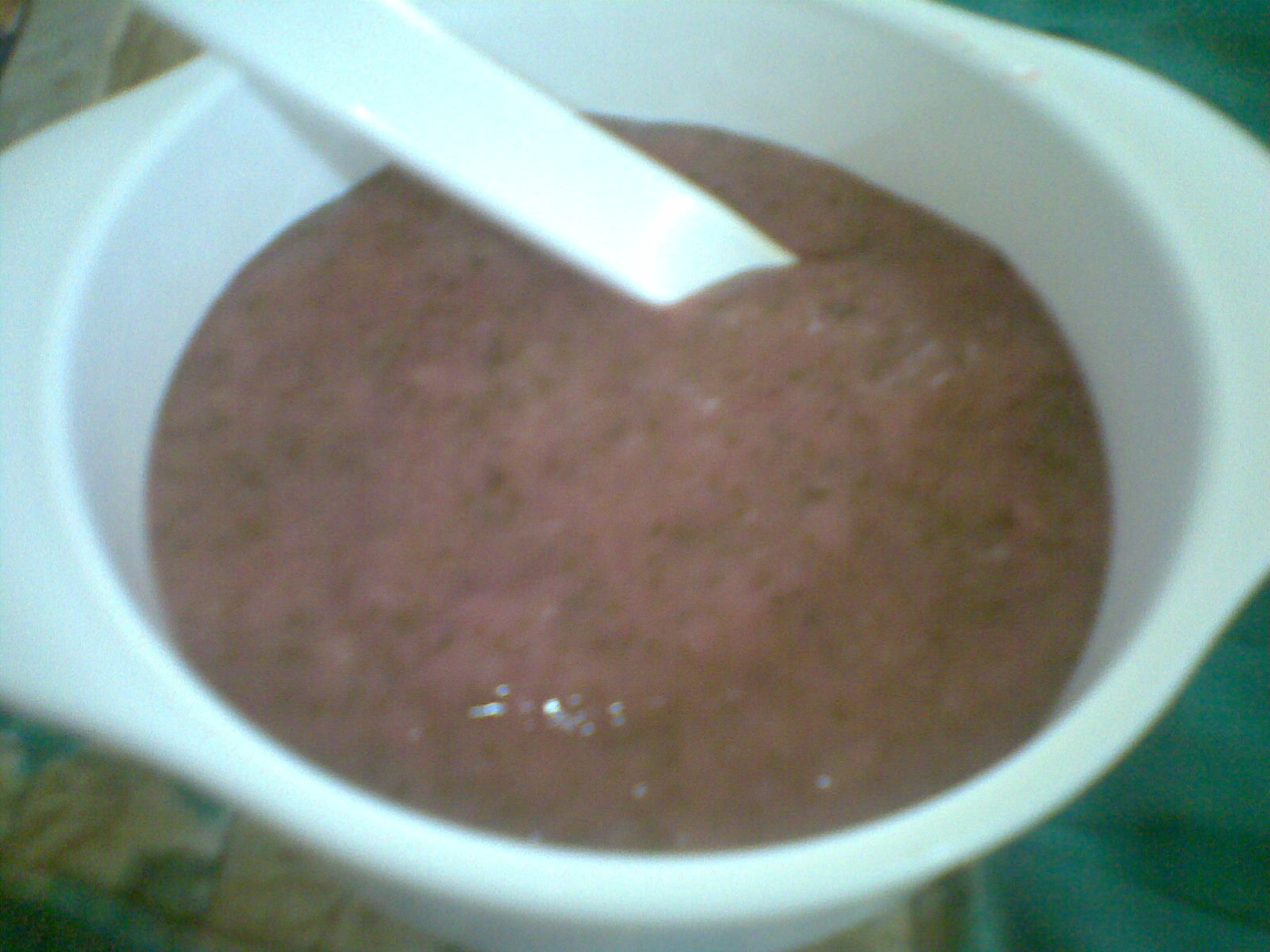 Mama Papa Love Keanu: Nasi Tim Saring Bayam Merah