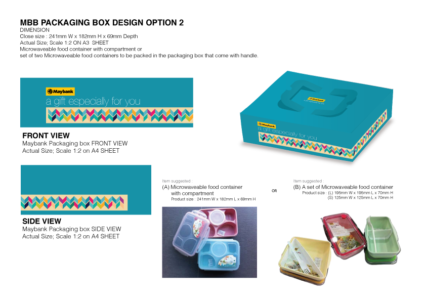 MBB premium gift packaging design