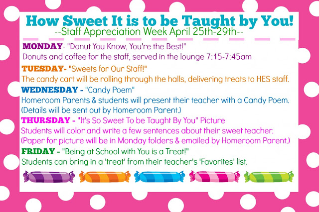 Crafty Texas Girls: Sweet Candy Themed Teacher Appreciation Week