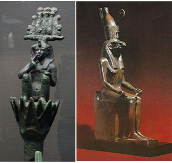 Dioses de Egipto.: Hor-Sema-Tawi ("Horus Unificador de las Dos Tierras").