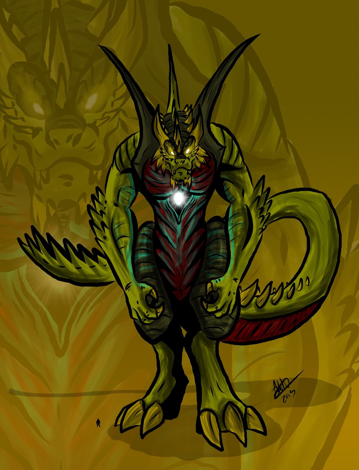 The Kaiju Planet: Monster Designs By Your's Truly