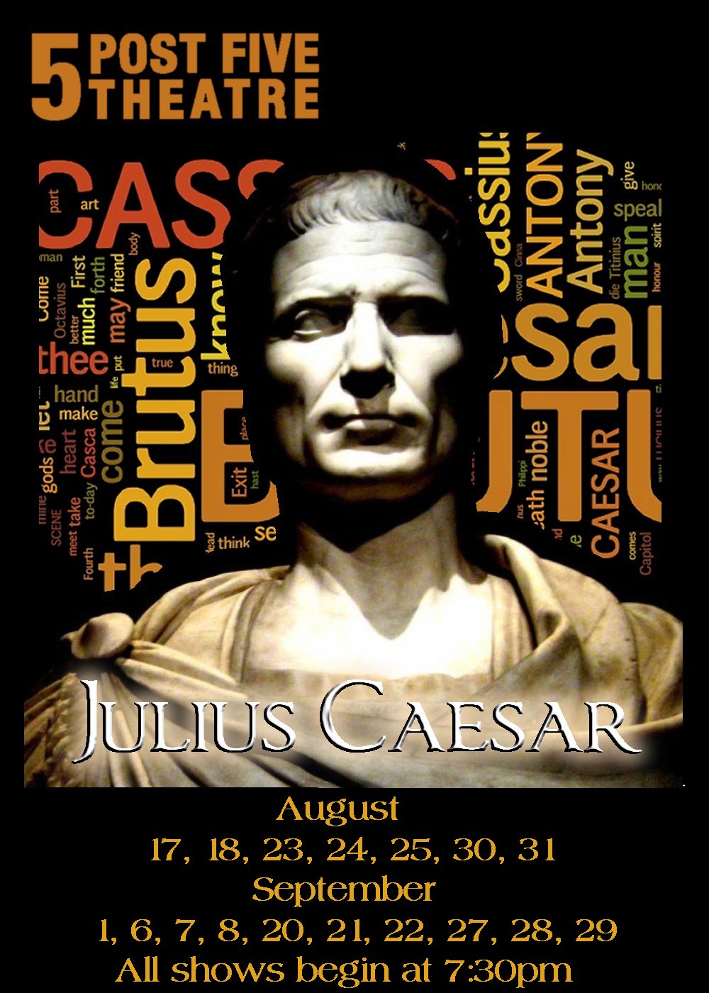 All Things Performing Arts: Julius Caesar—Post5 Theatre—NE Portland