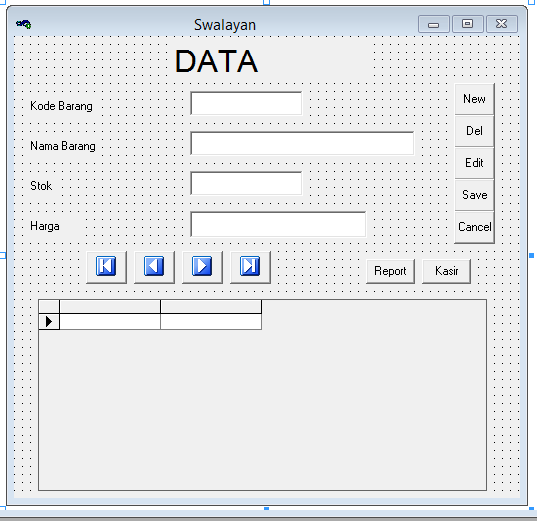 Script Form Barang VB 6.0 ~ Belajar Visual Basic Script Form Barang VB 6.0 ~ Belajar Visual Basic
