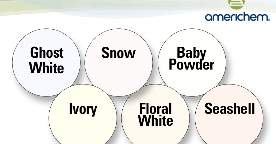 Inspired Color. Defined Performance.: Monthly Color Inspirations - White