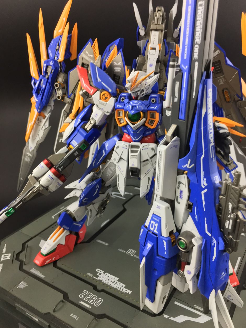 GUNDAM GUY: MG 1/100 Amazing Wing Gundam Zero - Custom Build