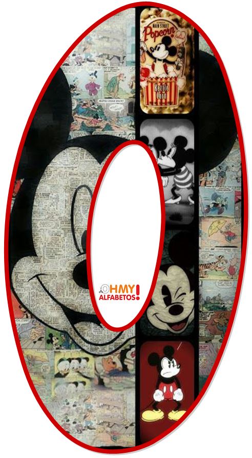 Abecedario de Escenas de Mickey Mouse. Mickey Mouse Abc. - Oh my Alfabetos!