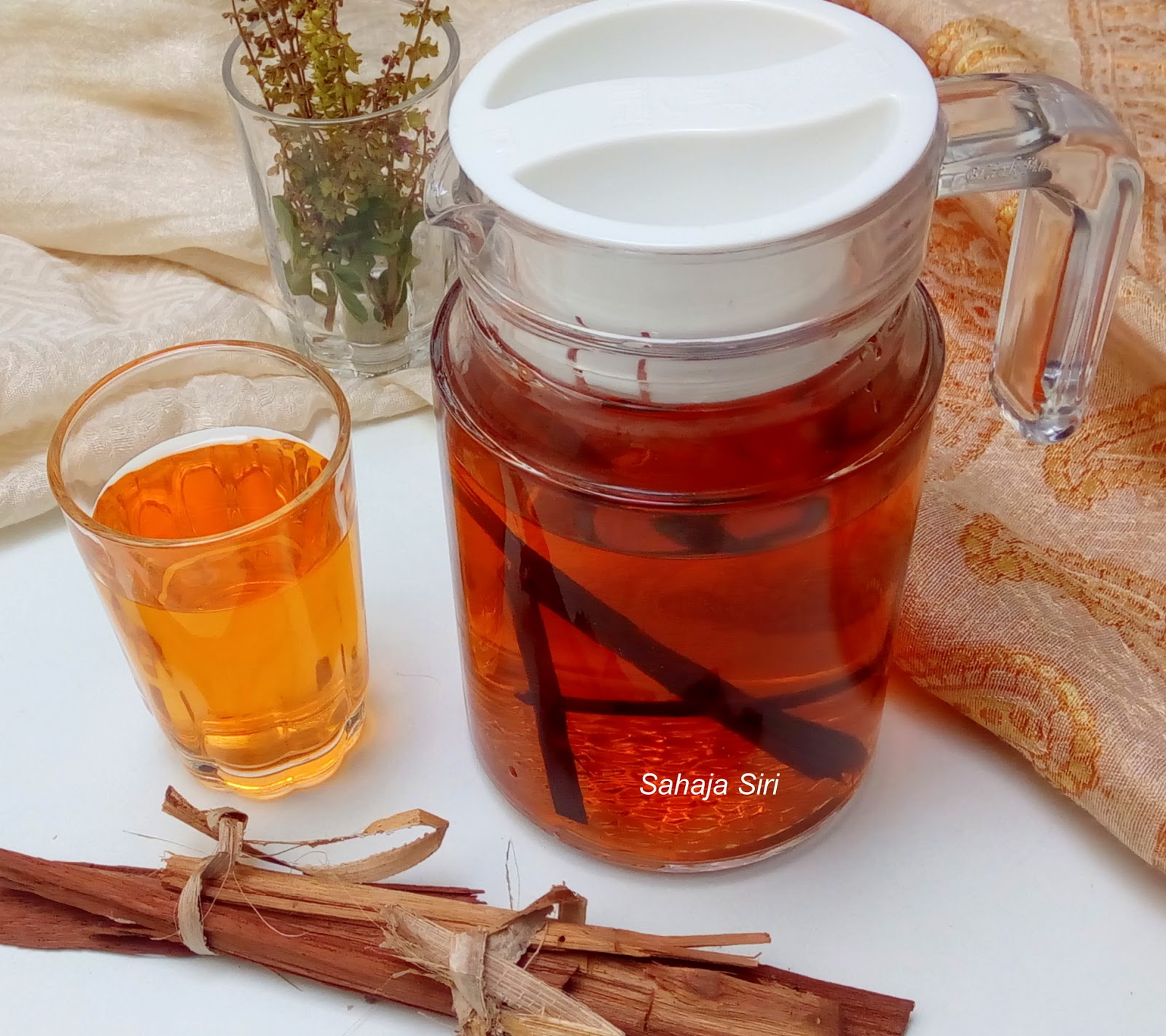 Khadira infused water (Kashaya)/ Catechu water/ Kaachi Neeru