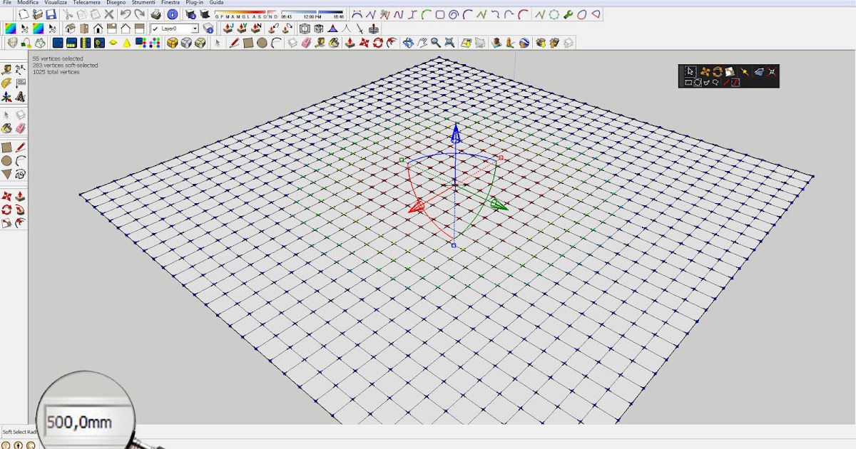 Vertex tool sketchup - snowhole