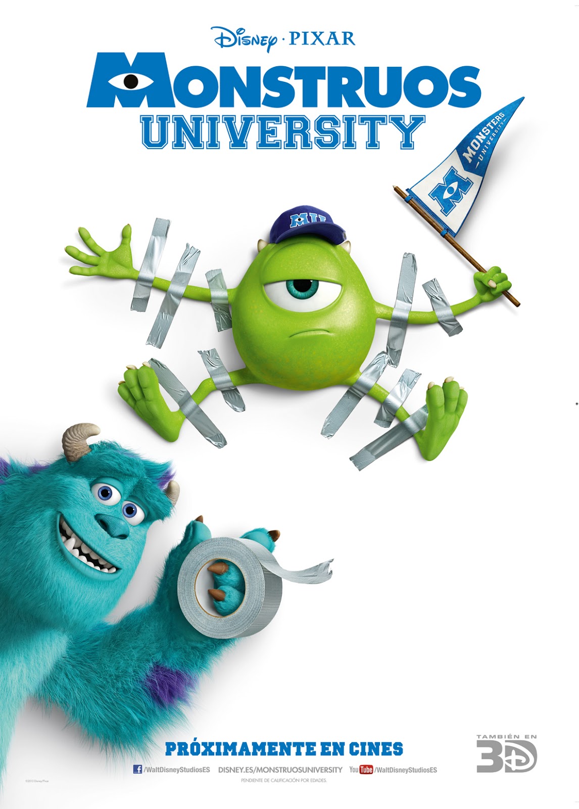 Cinema Lights Monstruos University Tráiler Final Del Nuevo Pixar