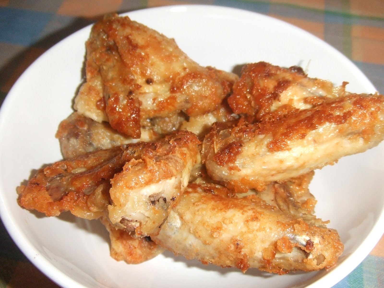 Asinhas de frango fritas