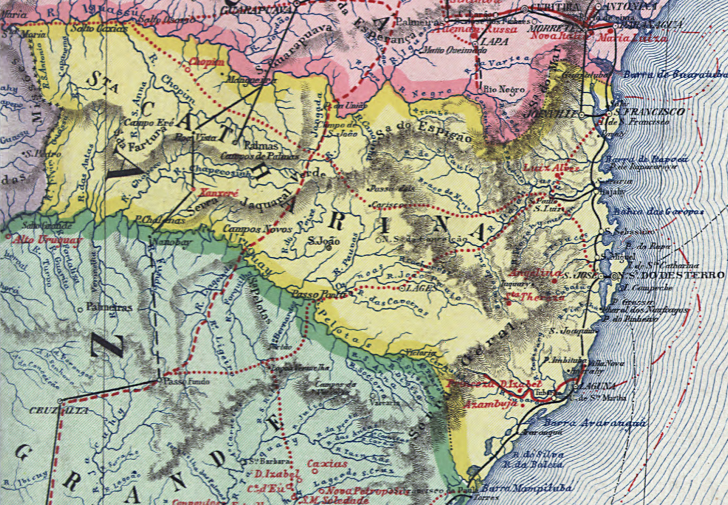 Mapas de Santa Catarina