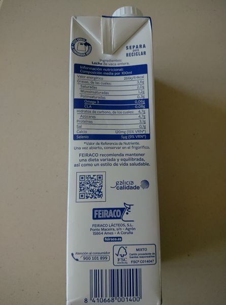 Unicla, la leche premium de Feiraco : Consume Calidad