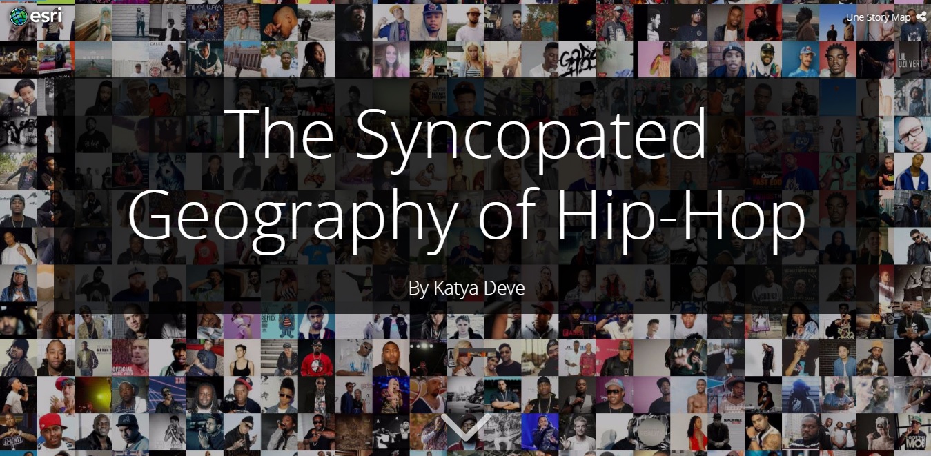 La Carte De La Géographie De Hip-Hop