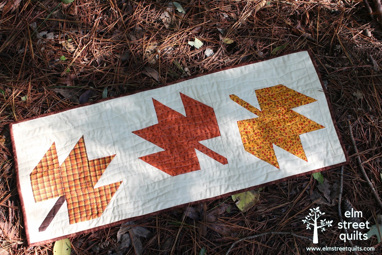 Maple Leaf Table runner | Elm Street Quilts