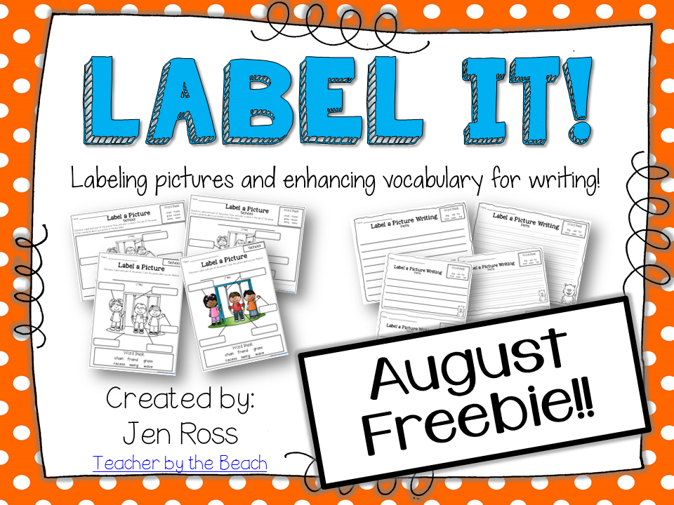 Label It and Write About It! - Teacher by the Beach