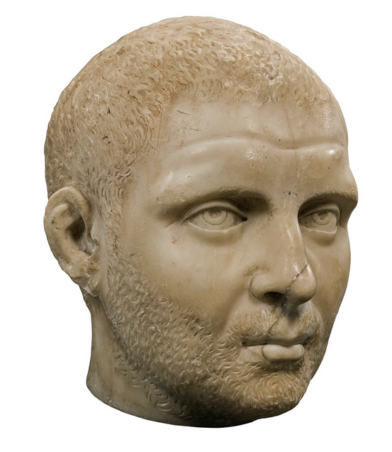 bensozia: Roman Portrait Head, 200 to 250 CE