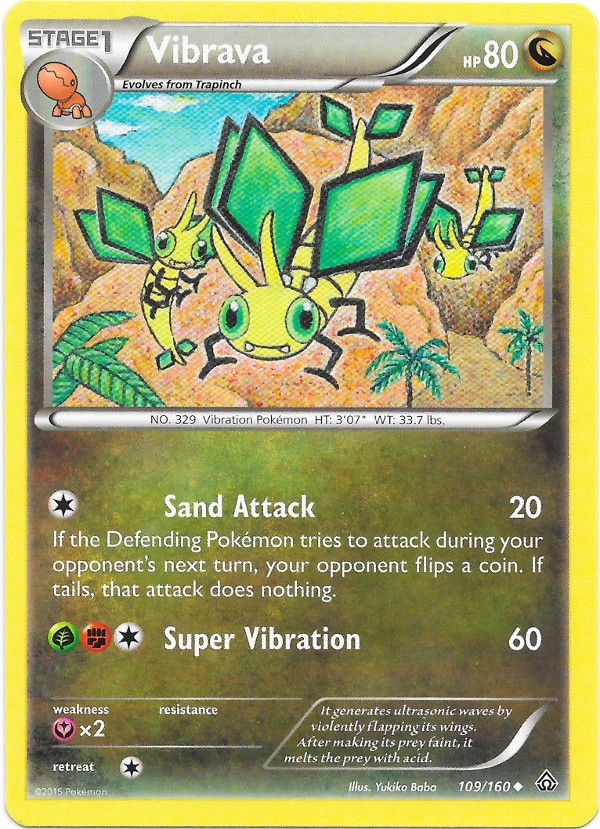 Vibrava -- Primal Clash Pokemon Card Review | PrimetimePokemon's Blog