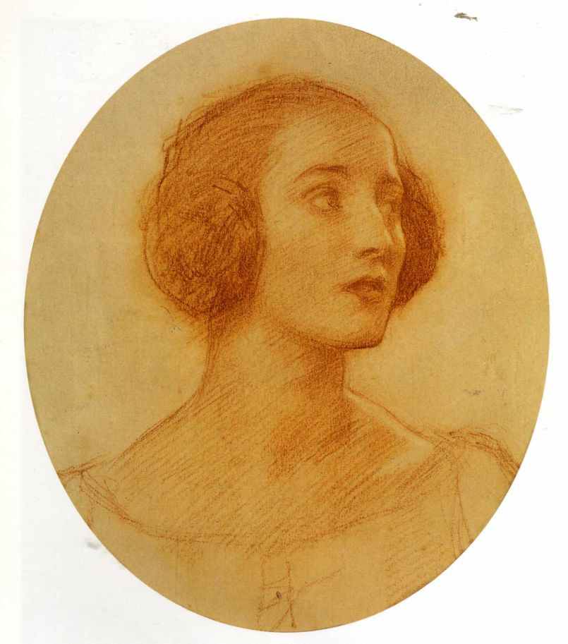 British Art: Harold Speed - Head of a Young Woman