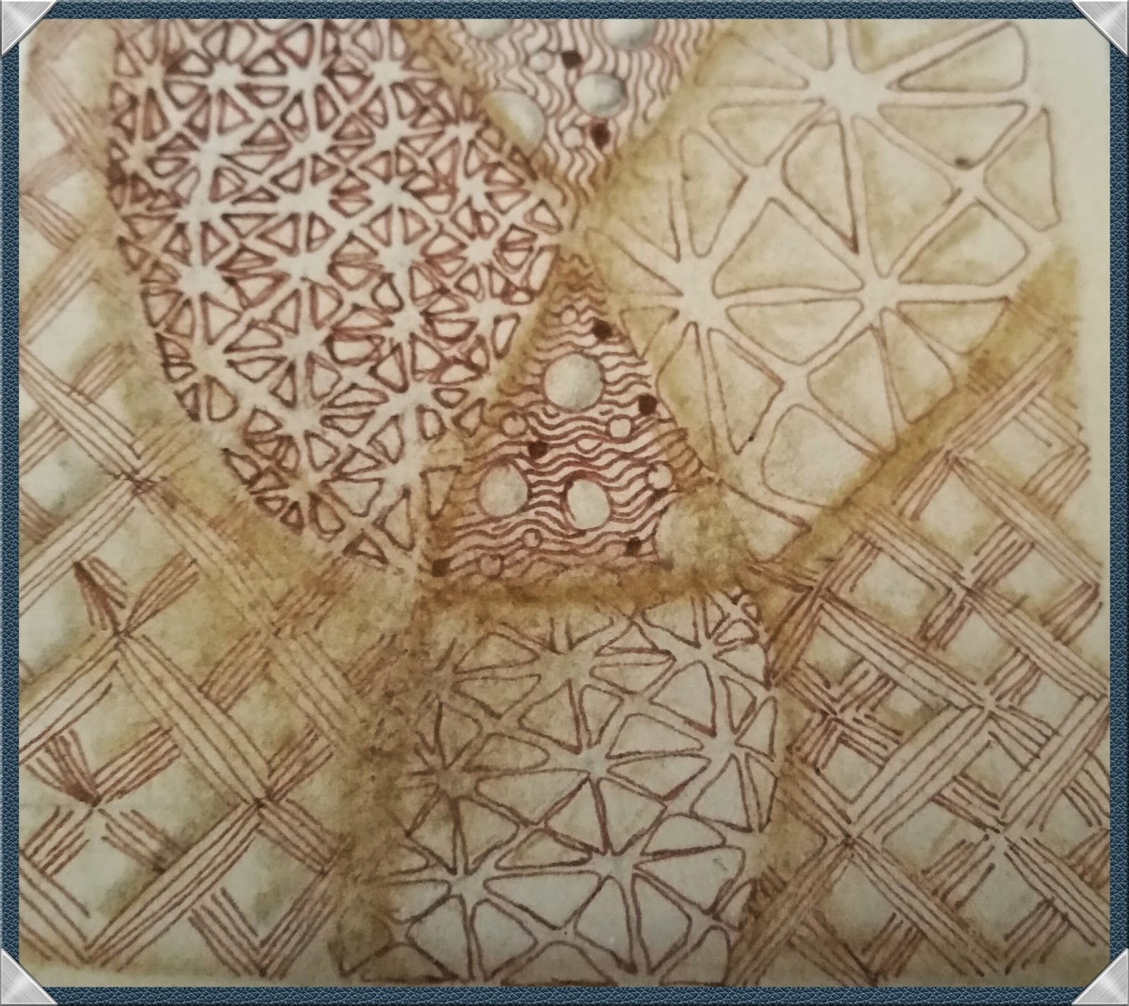 Tickled To Tangle: "It's a String Thing" #44 Tiles