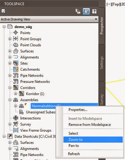 Cad-Tiger: Toolspace! Eller Hur man hittar sina gömda ledningar!