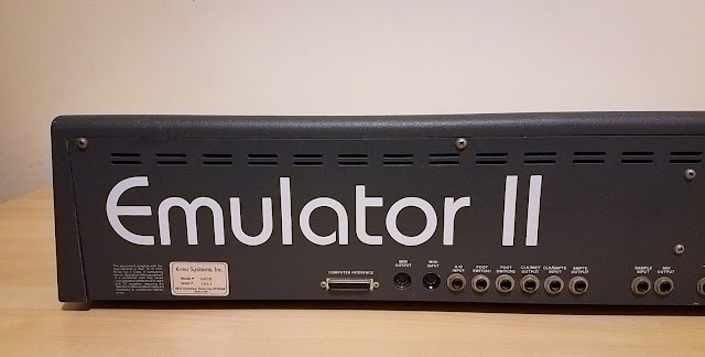 MATRIXSYNTH: E-MU Emulator II Sampling Synthesizer SN 1811 w/ Sample ...